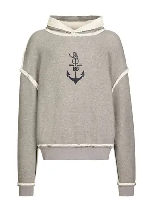 Dolce & Gabbana Logo-print Hoodie - Grey