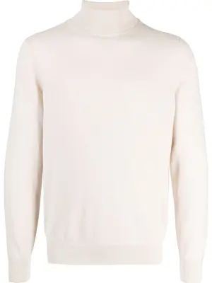 Peserico Roll-neck Long-sleeve Jumper - Neutrals