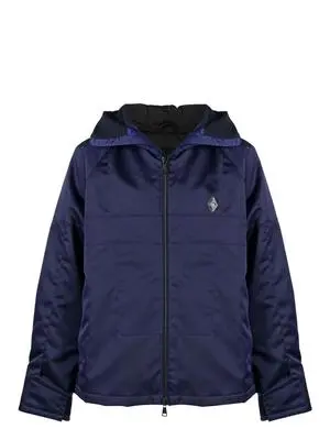 A-COLD-WALL* Overdye Panelled Hooded Jacket - Blue