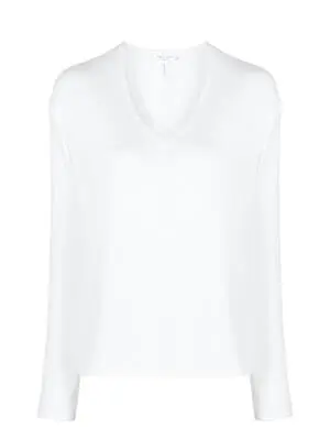 Rag & Bone Hudson Fine-knit Sweatshirt - White
