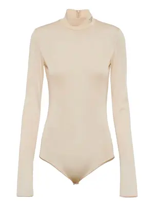 PRADA Prada Gazar Triangle-Logo Bodysuit