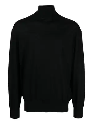 Neil Barrett Roll-neck Wool Jumper - Black