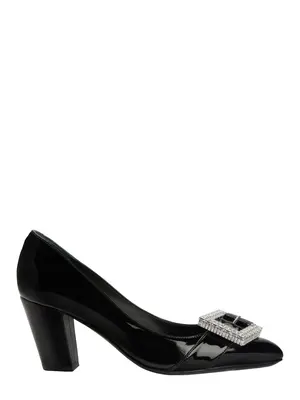 GIUSEPPE ZANOTTI 70mm Miss Buckle Pumps - Black