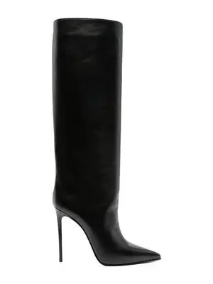 LE SILLA Eva 120mm Knee-length Leather Boots - Black