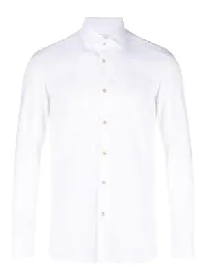 Boglioli Long-sleeve Cotton Shirt - White