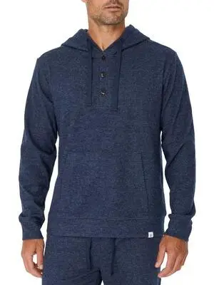 7 Diamonds Generation Twill Knit Hoodie Navy