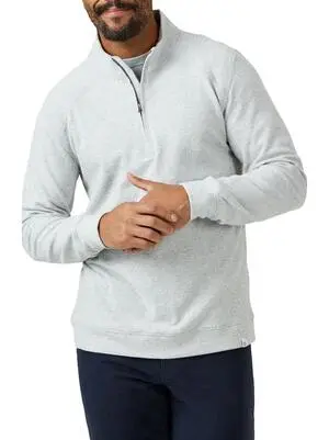 7 Diamonds Generation Quarter Zip Top Ecru