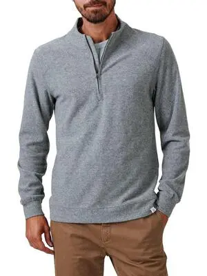 7 Diamonds Generation Quarter Zip Top Grey