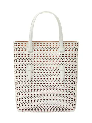 ALAÏA Alaïa Mina NS Neo Vienne Leather Tote Bag
