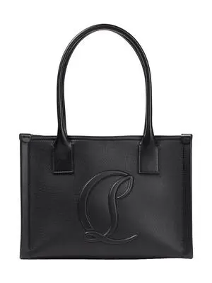 CHRISTIAN LOUBOUTIN By My Side Large Leather Tote - Black