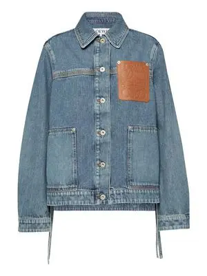 Loewe Anagram Denim Jacket - Blue