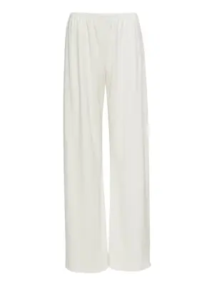 THE ROW Gala Double-cady Wide-leg Pants - Black