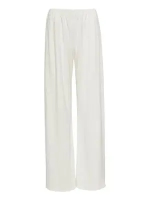THE ROW Gala Double-cady Wide-leg Pants - Black