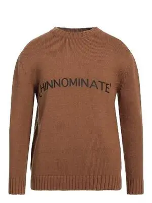 HINNOMINATE Sweater In Wool And Acrylic - Brown