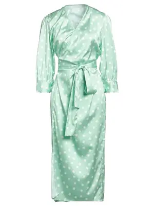 AÉRYNE Midi Shirt Dress - Green