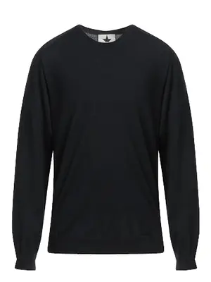 MACCHIA J Mélange Merino Wool Sweater - Black