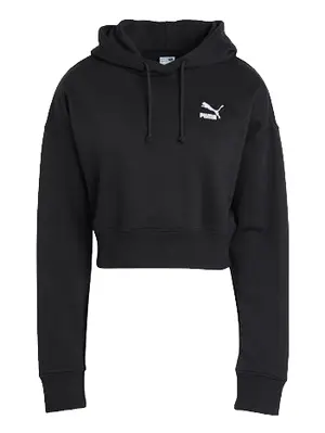 PUMA Cotton-blend Terry Hoodie - Black