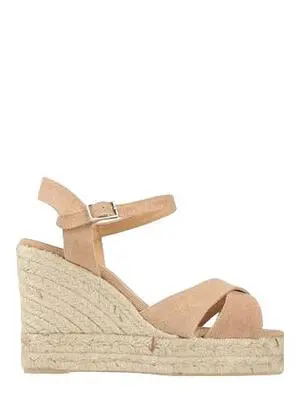 CastaÑer Espadrille Wedges - Beige