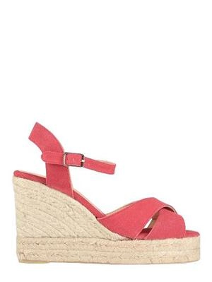 CastaÑer Espadrille Wedge Sandals - Brick
