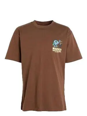 MARKET Sanitation Dept T-shirt T-shirt Size Cotton - Brown
