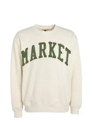 MARKET Vintage Wash Crewneck Sweatshirt - White