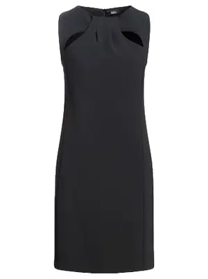 HANITA Mini Trapeze Dress - Black
