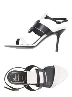 ROGER VIVIER Sandals In Leather - White