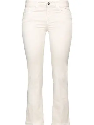 FRACOMINA Flared Twill Pants - Beige