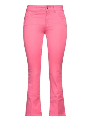 FRACOMINA Flared Twill Pants - Pink