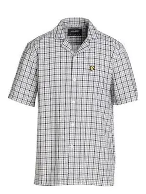 LYLE & SCOTT Shirt Size Cotton, Linen - Grey