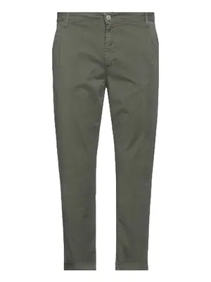 STILOSOPHY Man Pants Grey Size 28 Cotton, Elastane Green
