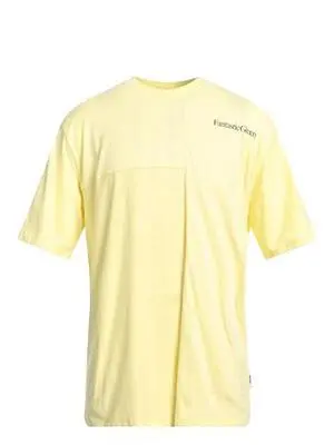 MSGM T-shirt Size Organic Cotton - Yellow