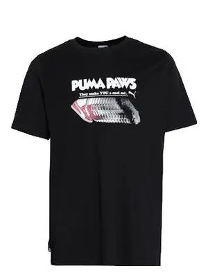PUMA Graphics Paws Archive Tee T-shirt Size Cotton - Black