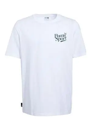 PUMA Graphics Legacy Tee T-shirt Size Cotton - White