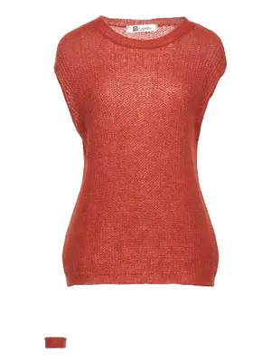EBARRITO Knitted Sweater - Red