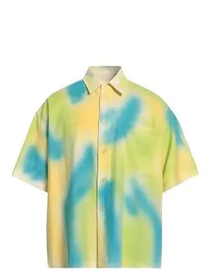 BONSAI Shirt Lime Size Virgin Wool, Elastane - Green
