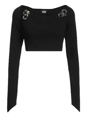 Gcds Knitted Sweater - Black