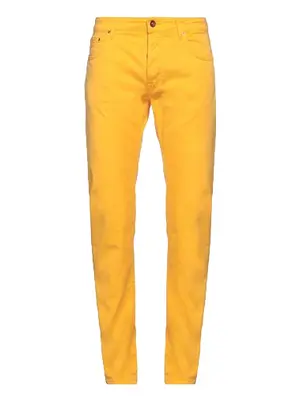 HANDPICKED Straight Leg Pants - Yellow