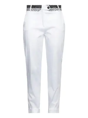 MANILA GRACE Tapered Chinos - White