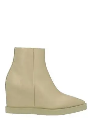 EQUITARE Leather Ankle Boots - Sage Green