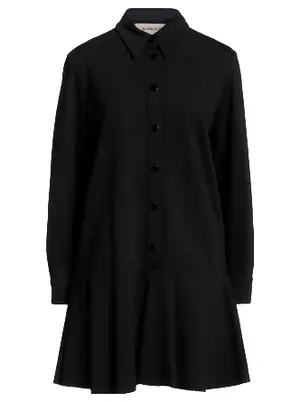 BLANCA VITA Mini Shirt Dress - Black