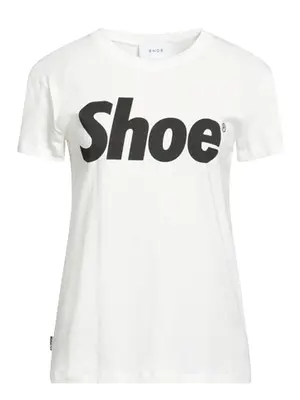 SHOE Logo-print Cotton T-shirt - Off White