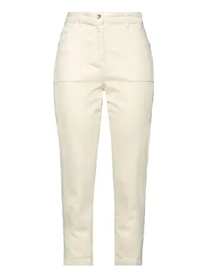 Patrizia Pepe Straight Leg Pants - Beige