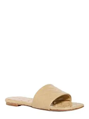 Bottega Veneta Amy Flat Mule Sandals Maple