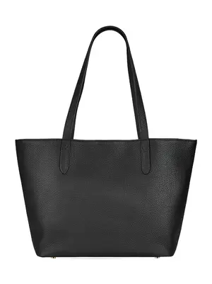 Gigi New York Pebble Grain Leather Tote Natural