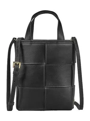 Gigi New York Chloe Mini Shopper - Black