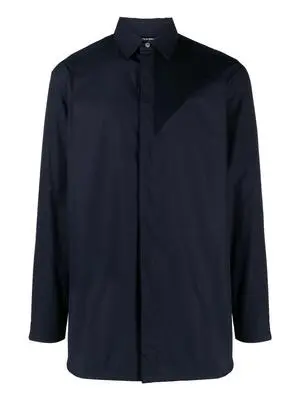 A-COLD-WALL* Long-sleeve Cotton Shirt - Blue