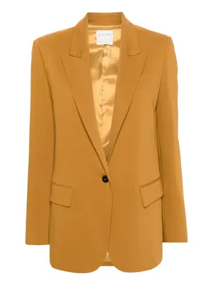 FORTE_FORTE Single-breasted Blazer - Yellow
