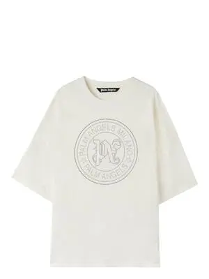 Palm Angels Milano Studded T-shirt - White
