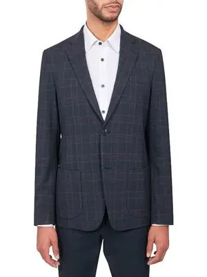 W.R.K W.R.K Slim Fit Plaid Sport Coat